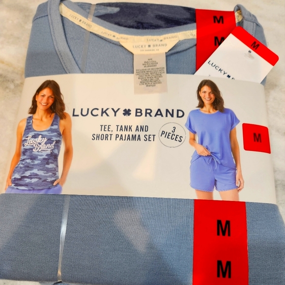 Lucky Brand | Intimates & Sleepwear | Lucky Brand Tee Tank And Short ...